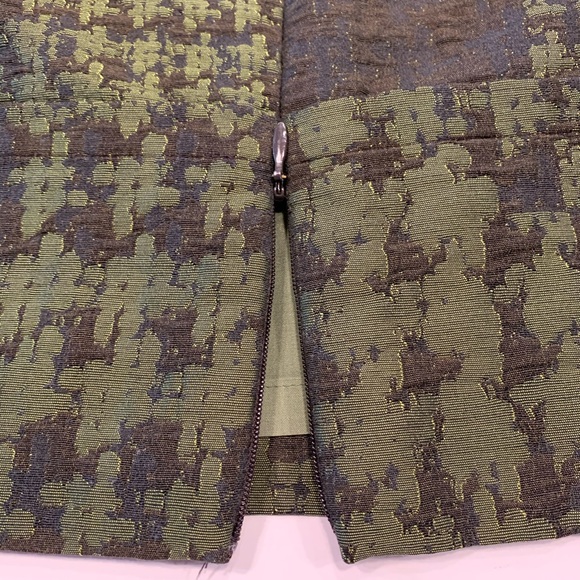 Carlisle | Skirts | Carlisle Green Black Pencil Skirt Size 8 | Poshmark
